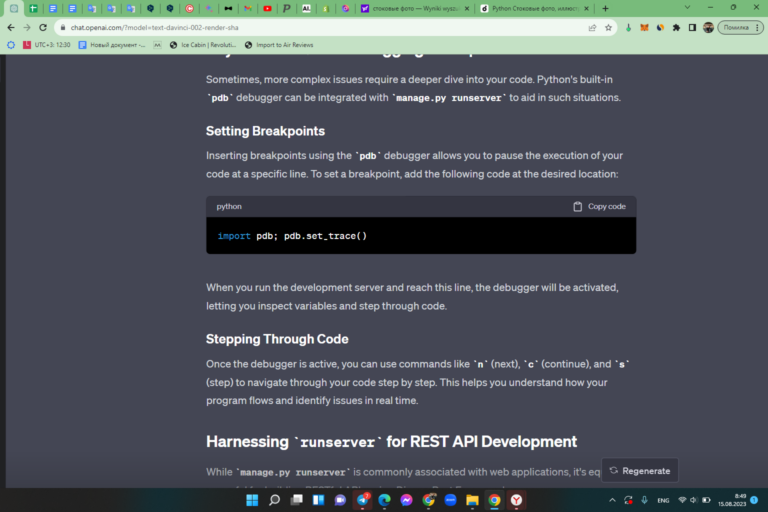 The Power Of Python manage.py Runserver For Development